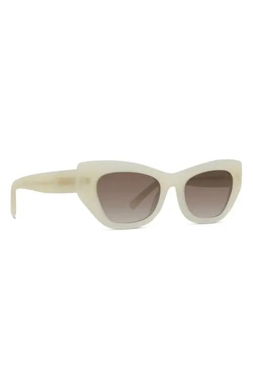 Givenchy City 54mm Cat Eye Sunglasses - Ivory/gradient Brown