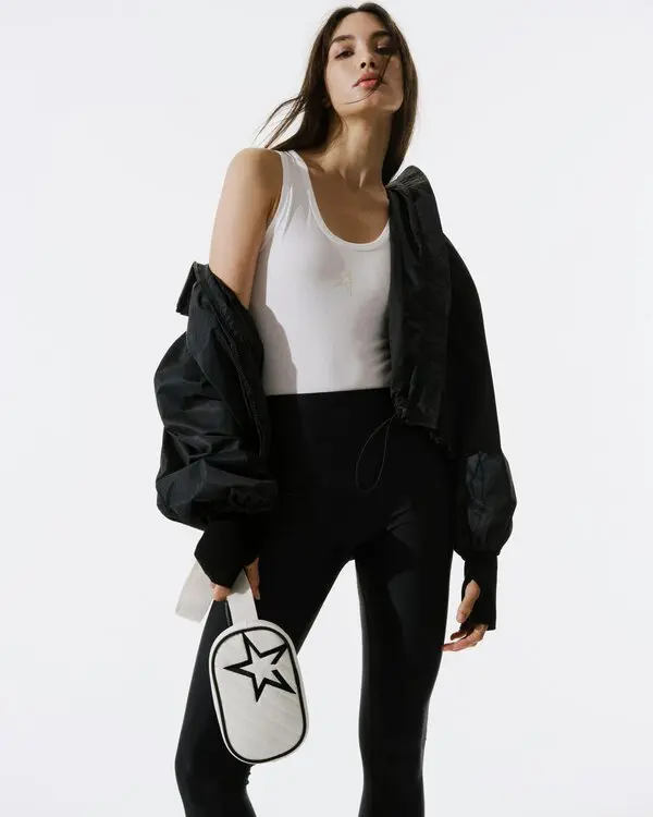 Perfect Moment Houndstooth Blouson Jacket - Black-houndstooth