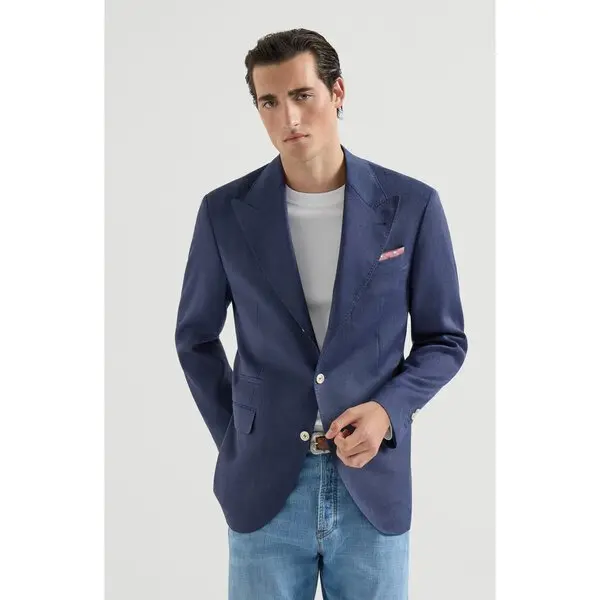 Brunello Cucinelli Blazer With Peak Lapel