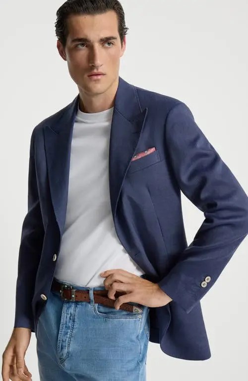 Brunello Cucinelli Blazer With Peak Lapel