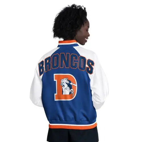 STARTER Raglan Blitz Full-snap Varsity Jacket