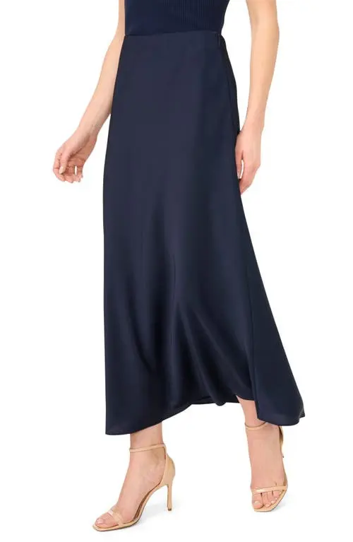 Halogen Flared Maxi Skirt - Baritone Blue