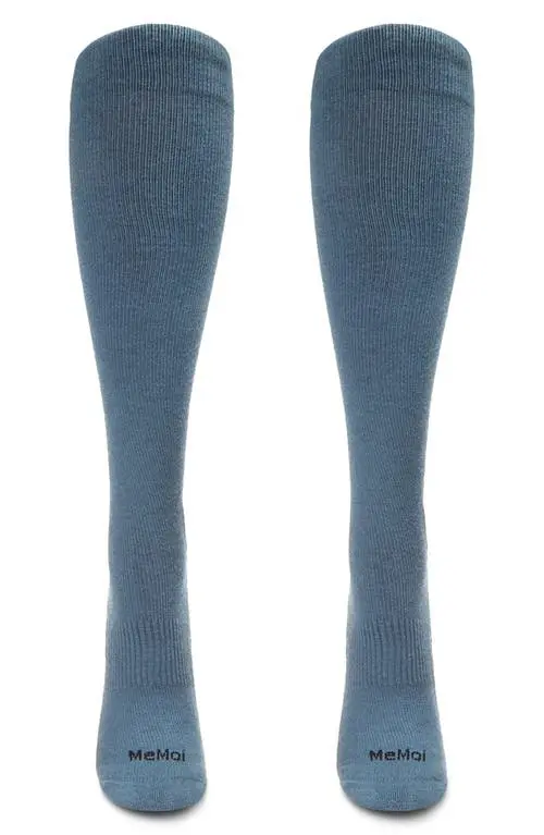 MEMOI Assorted Merino Wool-blend Knee High Socks 2-pack - Gray