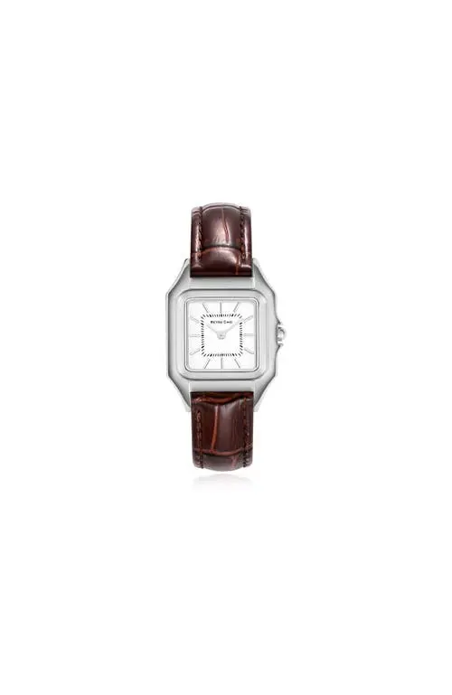 RETRO CHIC Vatican Majesty Moon Watch - Brown & Silver