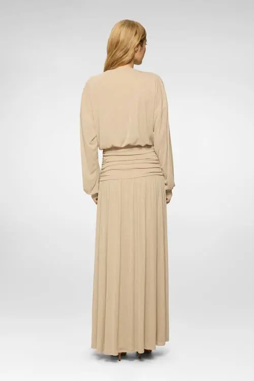 DASKA Asiya Maxi Dress - Stone