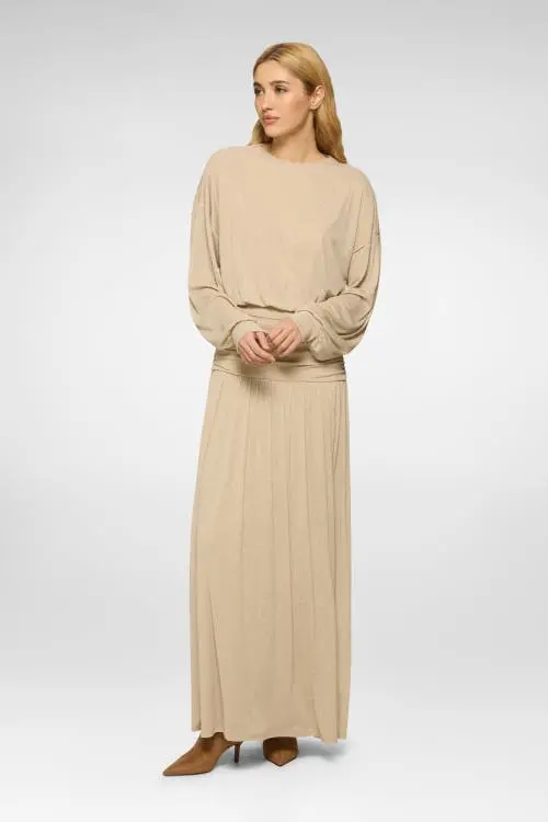 DASKA Asiya Maxi Dress - Stone