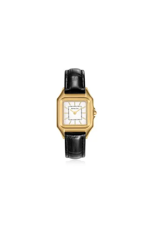 RETRO CHIC Vatican Majesty Watch - Black & Gold