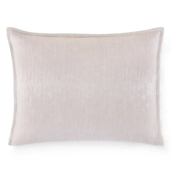 PEACOCK ALLEY Malibu Reversible Linen Sham - Blush