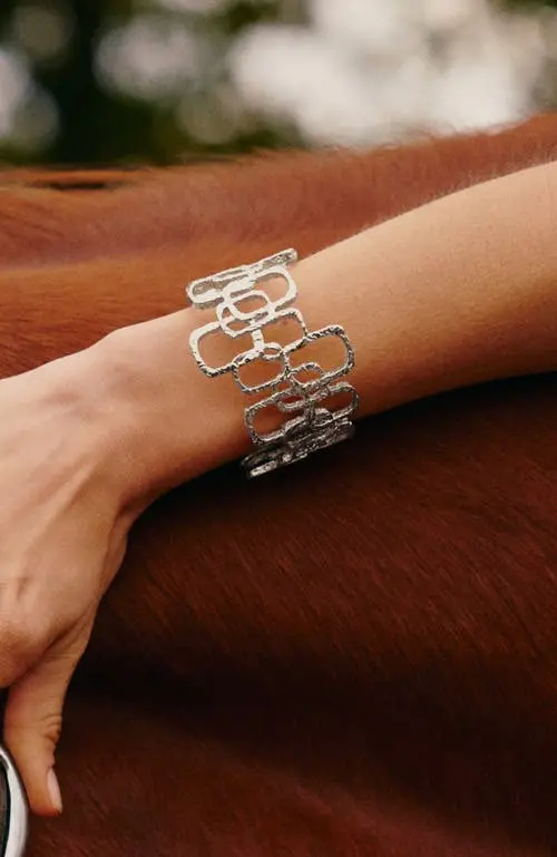 RETRO CHIC Roman Arc Cuff Bracelet