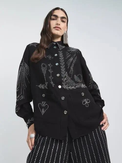 TEMPERLEY LONDON Villanelle Shirt Jacket