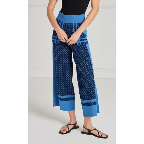 TEMPERLEY LONDON Ditzie Knit Trousers - Twilight