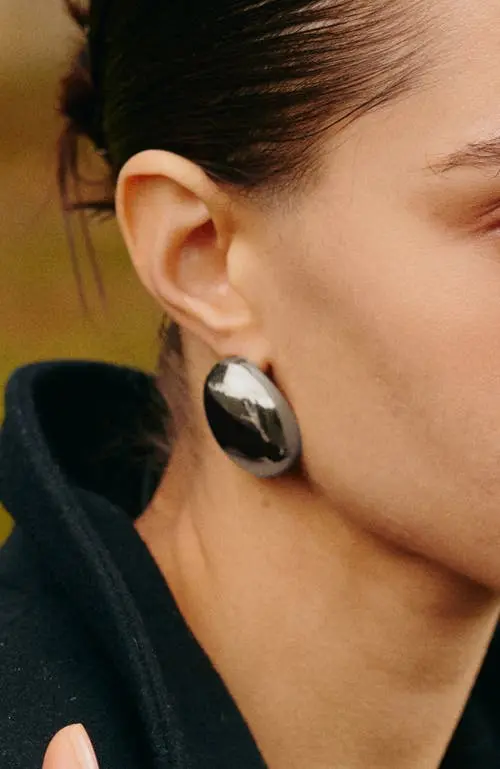 RETRO CHIC Orbit Earrings - Silver