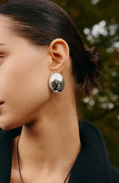 RETRO CHIC Orbit Earrings - Silver