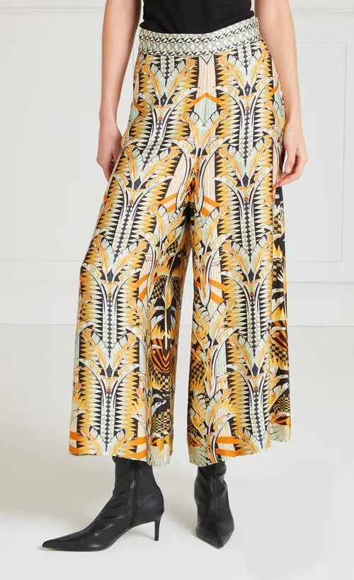 TEMPERLEY LONDON Odette Printed Trousers - Black Mix