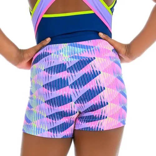 DESTIRA High Waisted Performance Short - Heat Wave