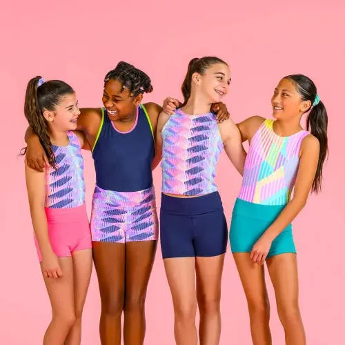 DESTIRA High Waisted Performance Short - Heat Wave