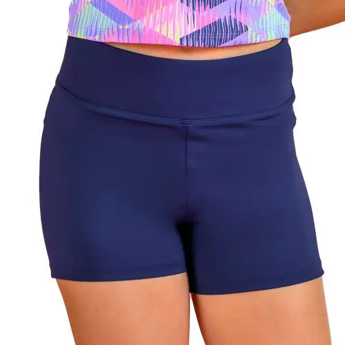DESTIRA High Waisted Performance Short - Navy