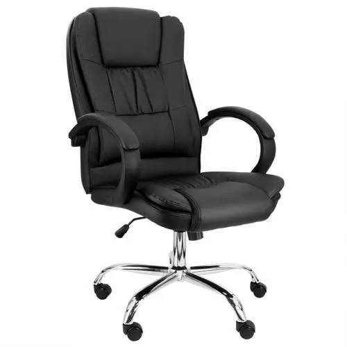 ELAMA High Back Adjustable Office Chair - Black