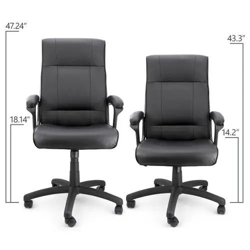 ELAMA High Back Adjustable Office Chair