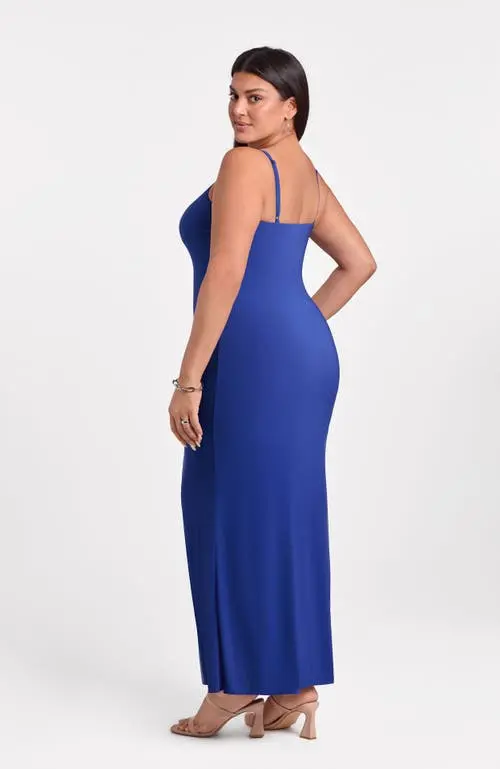 S3 APPAREL Sculpting Shapewear Cami Maxi Dress - Indigo
