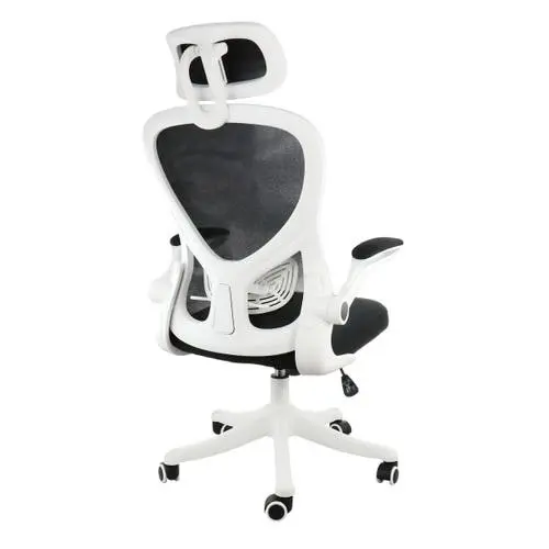 ELAMA High Back Adjustable Office Chair - White