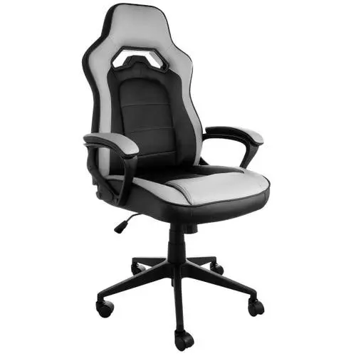ELAMA High Back Adjustable Office Chair - Gray