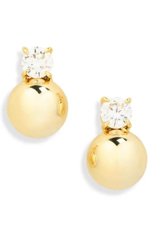 Shashi Bliss Cubic Zirconia Earrings - Gold
