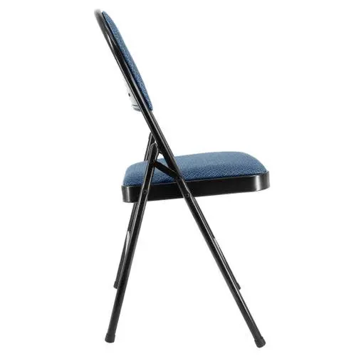 ELAMA 4 Piece Metal Folding Chair With Padded Seats