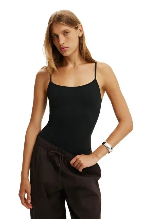 COTTON ON Hold Me Bodysuit - Black