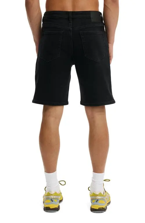 COTTON ON Loose Straight Denim Short - Roan Black