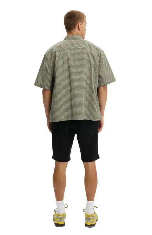 COTTON ON Loose Straight Denim Short - Roan Black