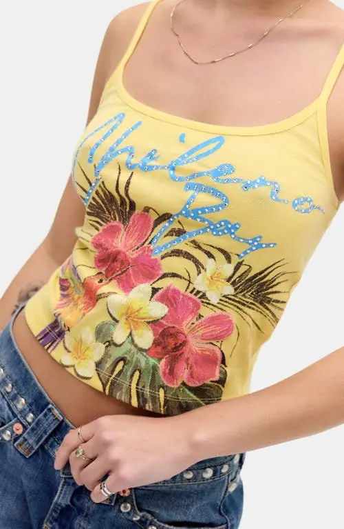 BDG URBAN OUTFITTERS Chileno Bay Graphic Floral Camisole