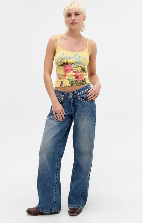 BDG URBAN OUTFITTERS Chileno Bay Graphic Floral Camisole