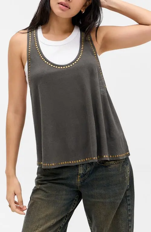 BDG URBAN OUTFITTERS Studded Cotton Racerback Tank