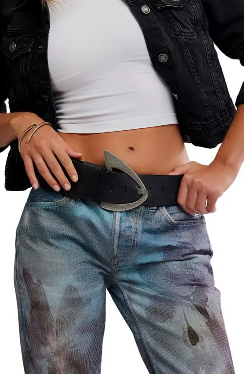 Free People Denver Hip Belt - Black