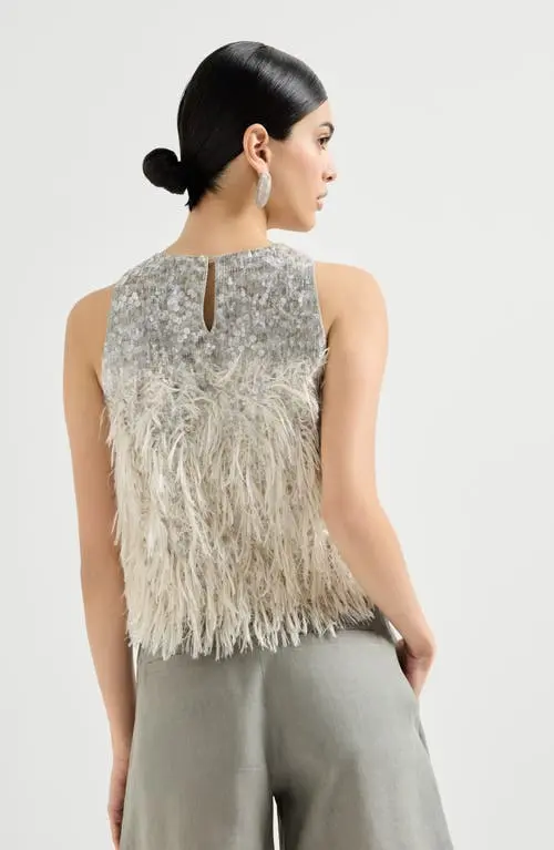Brunello Cucinelli Fil Coupé Top