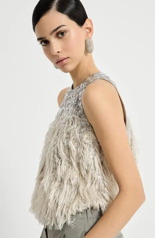 Brunello Cucinelli Fil Coupé Top