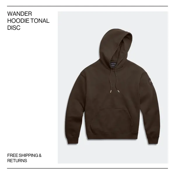 Canada Goose Wander Hoodie Tonal Disc - Terra