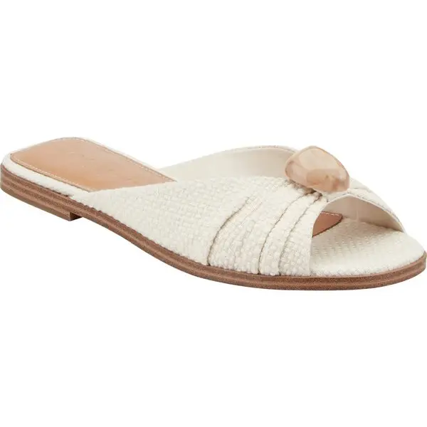 Marc Fisher Dalani Slide Sandal - Light Natural