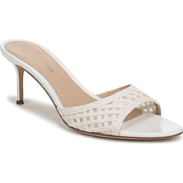Veronica Beard Tia Woven Sandal - Coconut