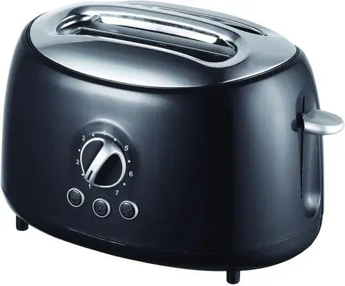 BRENTWOOD Retro Toaster - Black