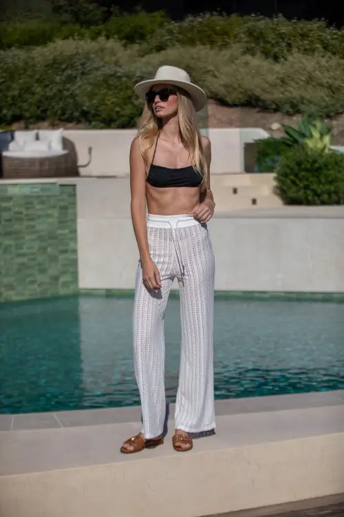 KATHRYN MCCARRON Mica Crochet Pant