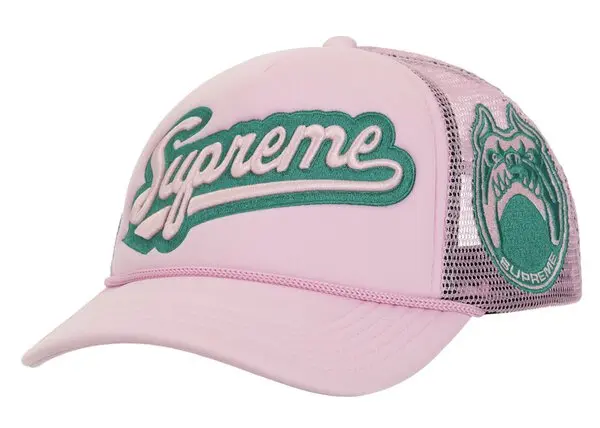 Supreme University Mesh Back 5-panel Cap - Pink