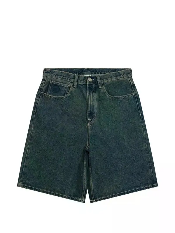 AAPE BY *A BATHING APE Logo Embroidered Denim Shorts