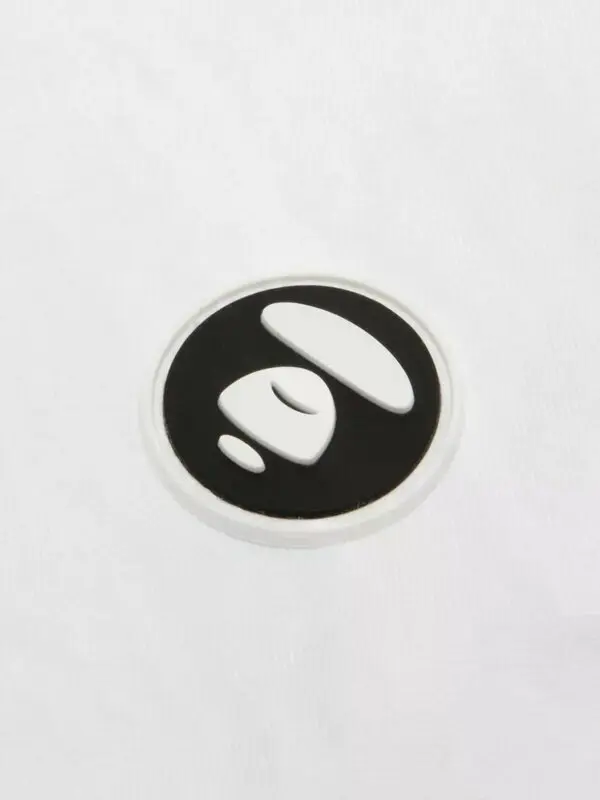 AAPE BY *A BATHING APE Logo Lettering Short-sleeve Shirt - White