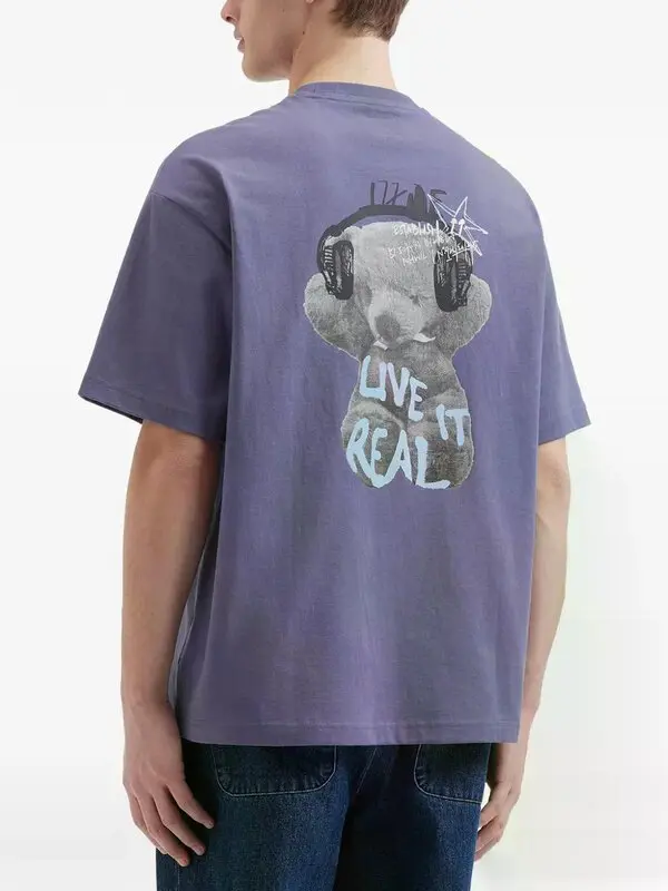 Izzue Logo-print T-shirt - Purple