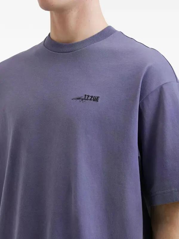 Izzue Logo-print T-shirt - Purple