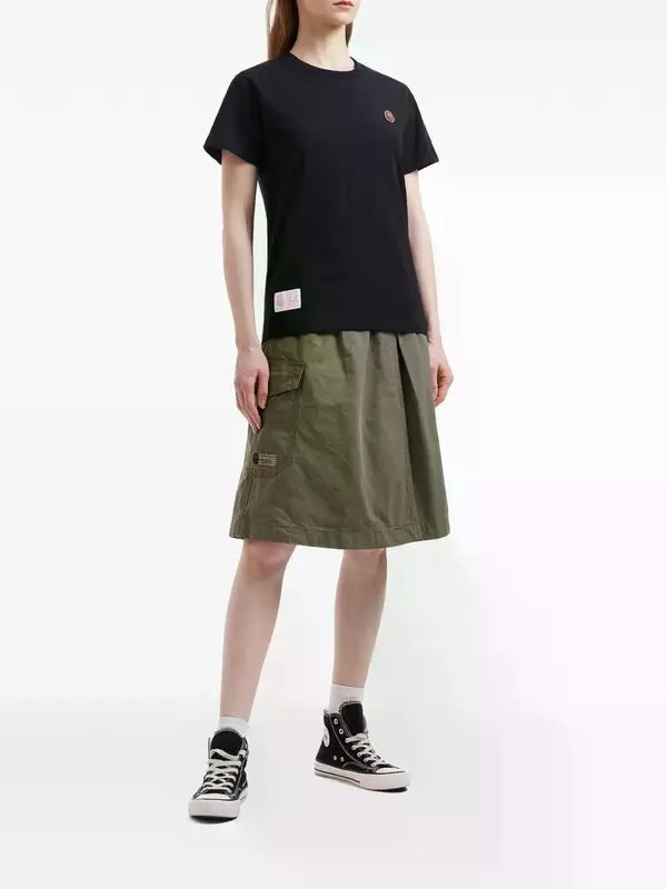 FINGERCROXX Logo-patch T-shirt - Black