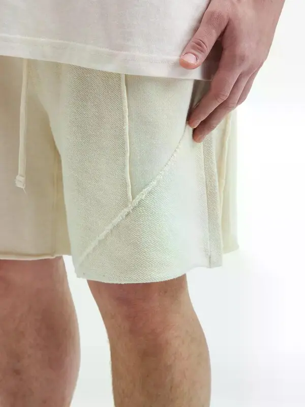 FIVE CM Panelled Drawstring Shorts - Neutrals