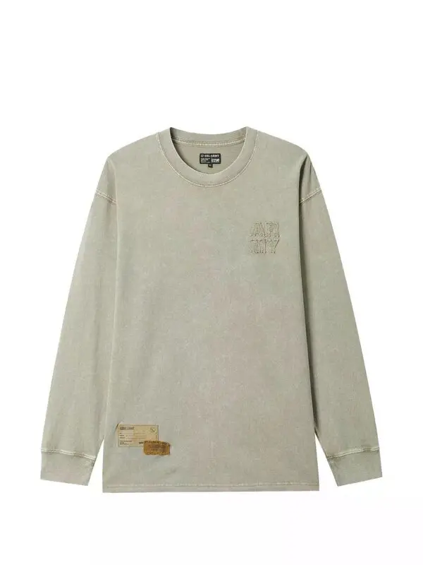 Izzue Crew-neck Applique T-shirt - Green